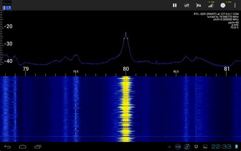 Android Sdrアプリrf Analyzerをdvb Tチューナで使ってみました Ks Memo Random