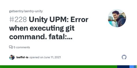 unity upm error when executing git command fatal update ref failed