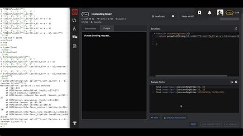code wars javascript tutorial descending order youtube