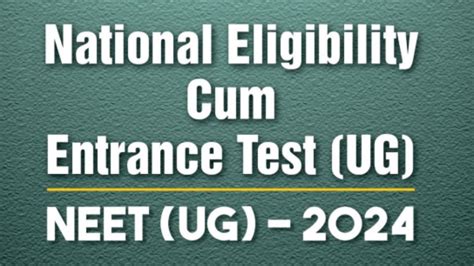 Nta Neet Ug 2024 Notification Out
