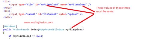 fileupload in asp mvc