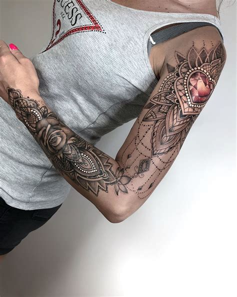 Lace Arm Tattoo © Adrianna Tattoo Artist Poland Lace Tattoo Lace
