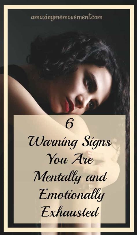 6 Warning Signs Of Mental Exhaustion Dont Ignore These