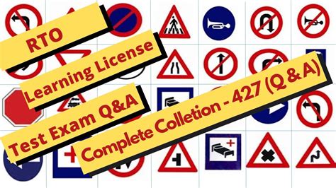 Learning License Test Questions And Answers Llr Test Learn Traffic
