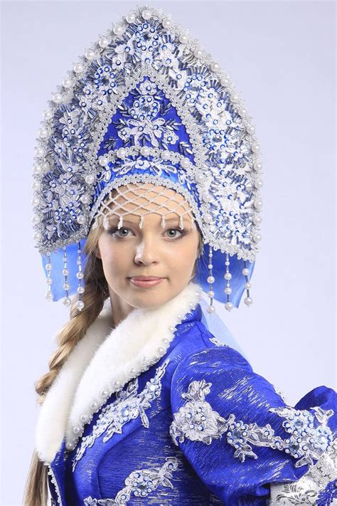 Russian Costume Kokoshnik Headdress Traditional Outfits Russian