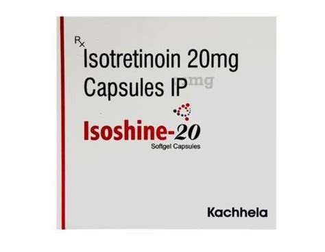 Finished Product Isoshine 20 Mg Isotretinoin Packaging Type Box At Rs
