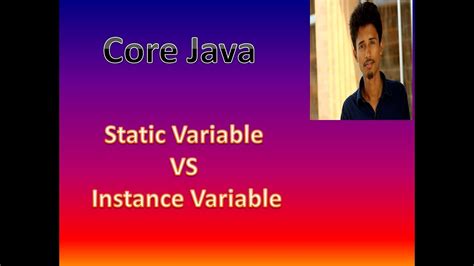 java static vs non static instance variable example in