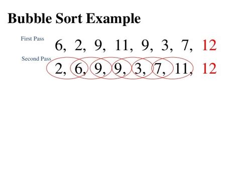 bubble sorting of an array in 8086 assembly language