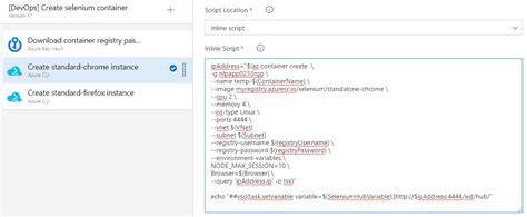 docker azure cli task doesn t work on windows build