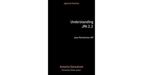 understanding jpa 2 2 java persistence api by antonio goncalves