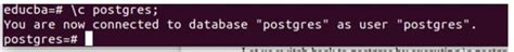postgres switch database example of postgres switch database