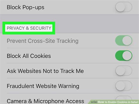 How To Enable Cookies In Safari 9 Steps With Pictures Wikihow