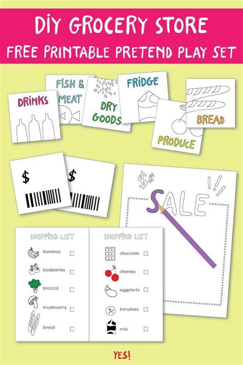 Grocery Store Pretend Play Printables Artofit