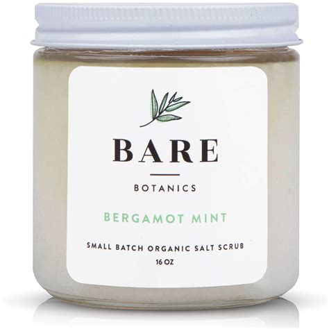 Bare Botanics All Natural Exfoliating Dead Sea Salt Body Scrub
