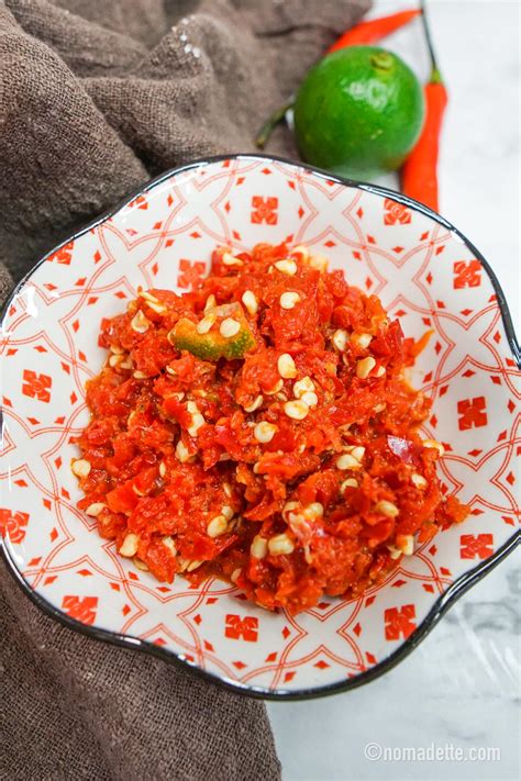 Easy Sambal Belacan With Just 3 Ingredients Nomadette