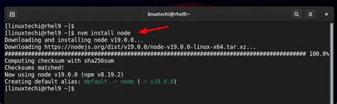 How To Install Node Js On Rhel 9