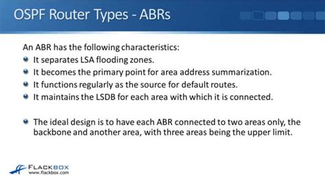 cisco ospf areas tutorial flackbox