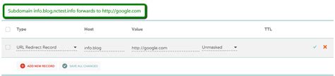 how to create a subdomain for my domain domains