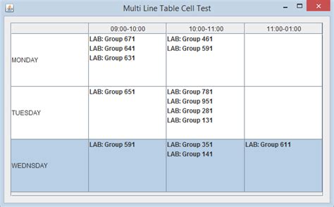 java how to display multiple lines in a jtable cell