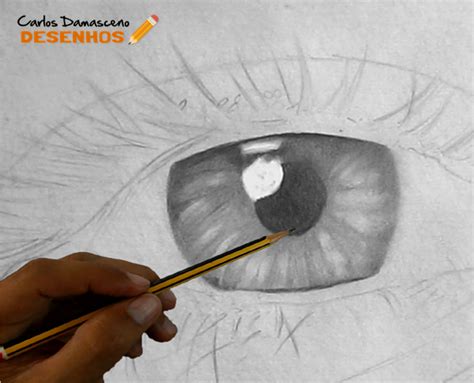Como Desenhar Olho Realista Como Desenhar A íris Como Desenhar A Pupila