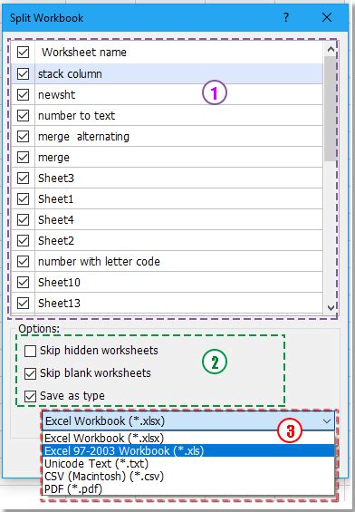 how to export and save each worksheet as separate new