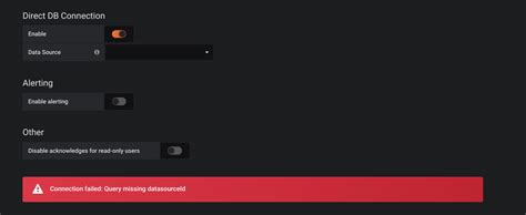 direct db connection datasource fails to load when ds is provisioned