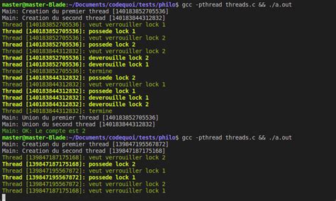 threads mutex et programmation concurrente en c codequoi