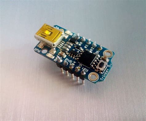 how to use the adafruit trinket board arduino tutorial 4 steps