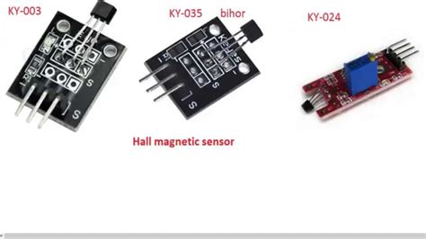 arduino hall sensor ky 003 or ky 024 or ky 035 youtube