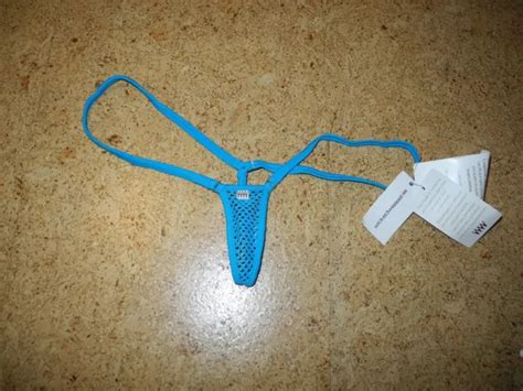 Wicked Weasel Thrills Mini Micro G String Bikini Hose 457 Neu Xl Blue