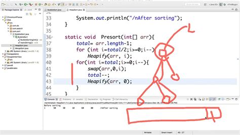 30 implement heap sort in java youtube