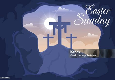 Selamat Hari Minggu Paskah Ilustrasi Bersama Yesus Dia Bangkit Dan