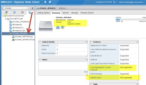 how to upgrade vmware vds using vsphere web client 5 1