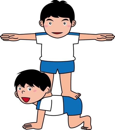 人 イラスト 体操