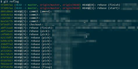 how to restore lost commits using git reflog