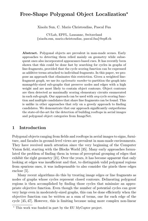 pdf free shape polygonal object localization