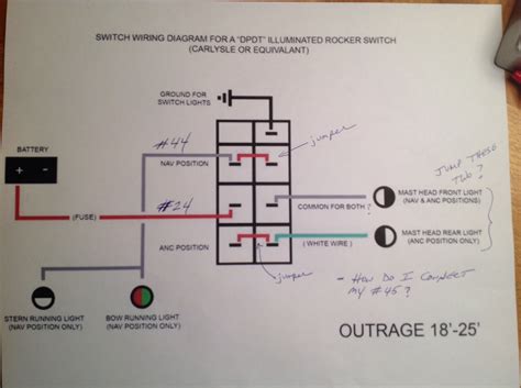 Wiring Anchor And Navigation Lights