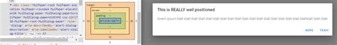 how to size and position the material ui mui dialog component by