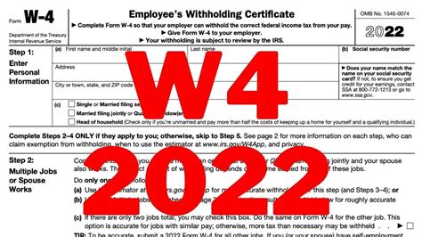How Do You Fill Out The New W 4 Form Form Example Download