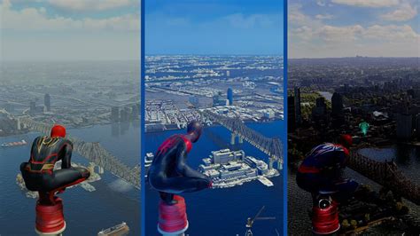 スパイダーマン 2 は、並べて比較するとグラフィックが大幅にアップグレードされています Gamingdeputy Japan