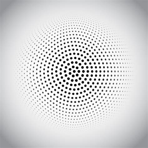 dot matrix vector at collection of dot