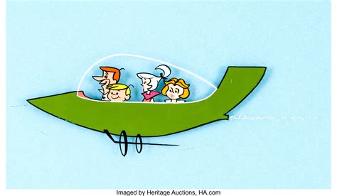 The Jetsons Opening Sequence Title Production Cel Hanna Barbera Lot