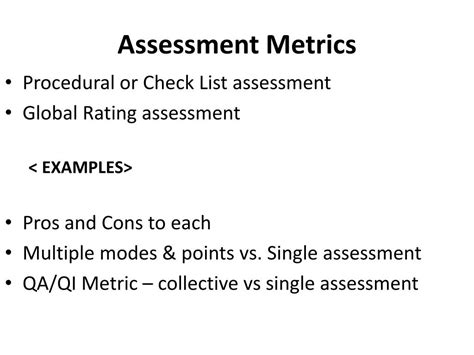 Ppt From Learning Objectives To Outcomes Assessment During Simulation