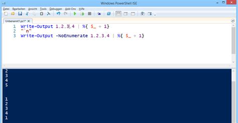 echo write host write output write verbose text ausgeben in