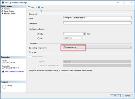 right way to backup and restore sql server database