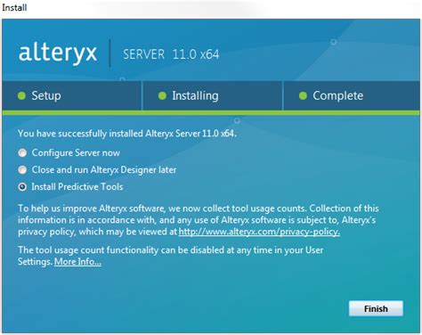 how to install or upgrade alteryx server