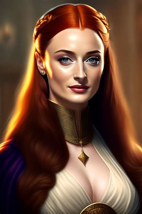 Game Of Thrones Sansa Stark Sophie Turner American Actress Ai