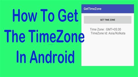 android get timezone the 20 top answers