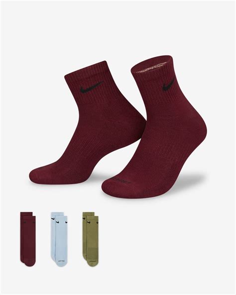 Nike Everyday Plus Cushioned Training Ankle Socks 3 Pairs Nike Bg