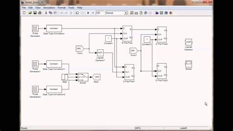 simulink bang bang phase detector youtube